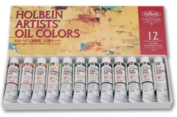Holbein Artist Oil Colors Set of 12 - Artisan Santa Fe